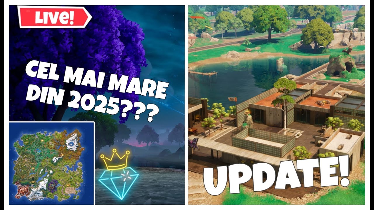 🔴CEL MAI MARE UPDATE DIN 2025 ACUM???R.I.P GANDACI????Live Fortnite ...