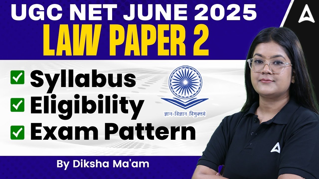 UGC NET Law Syllabus, Eligibility, & Exam Pattern Complete Information ...