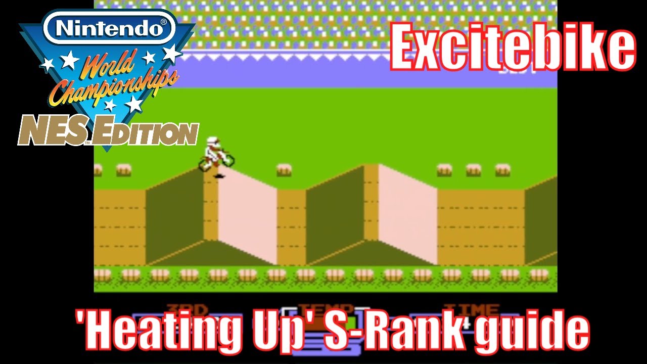 How to beat 'Heating Up' with S-Rank guide | Excitebike challenge - YouTube