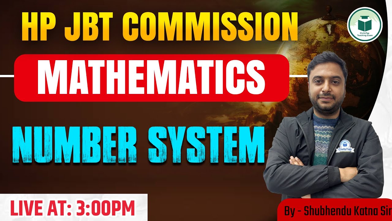 HP JBT Commission | Mathematics | Number System | Most Expected MCQs ...