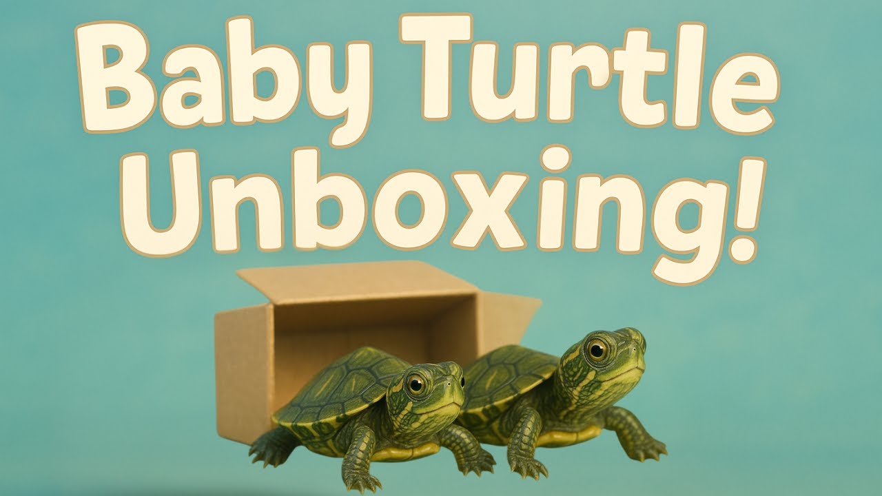Turtles Unboxing | Red Eared Slider Turtle Unboxing - Pet Turtle Setup ...