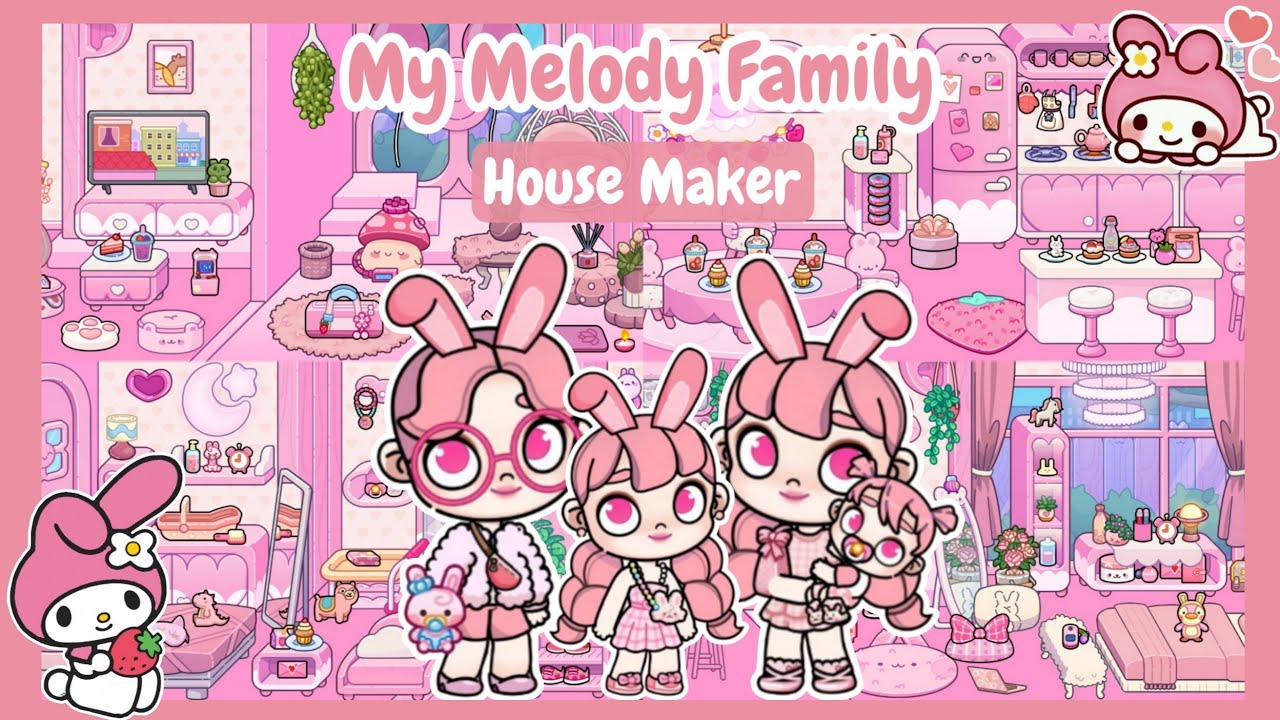 Avatar World Free My Melody Family House Maker 🐰🌸💗 | Pazu | Avatar ...