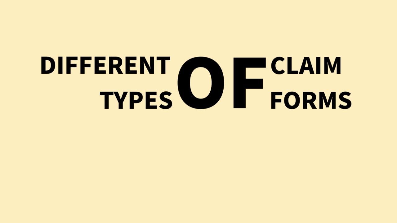 Different Types of Claim Form . #businessanalystcourse #healthcare ...