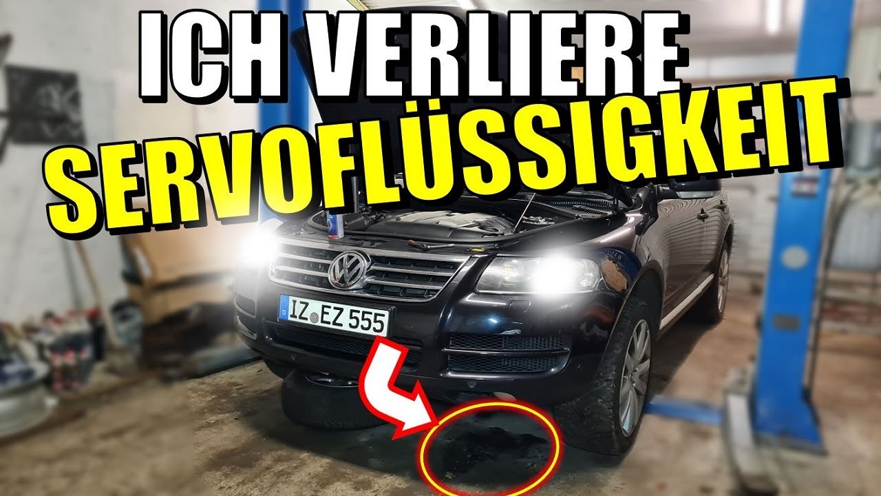 Mein TOUAREG verliert ÖL! Inkontinenz an der Servoflüssigkeit | Kühler ...