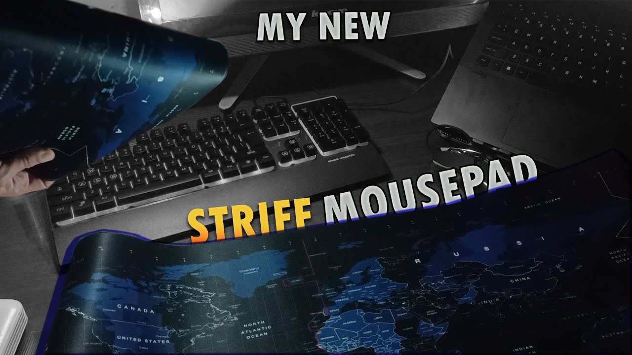 STRIFF Mouse Pad World Map Extended Size *UNBOXING* (800 mm x 300 mm x ...