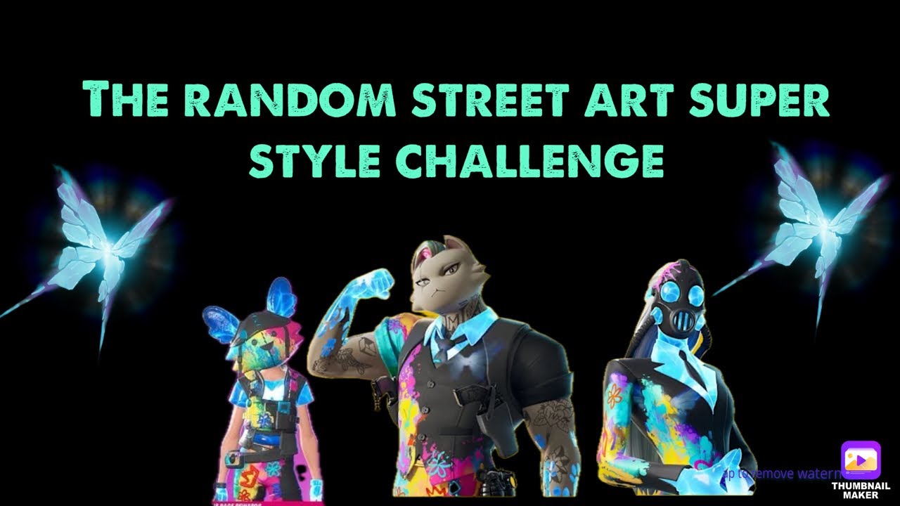 The Random Street Art Super Style Challenge - YouTube