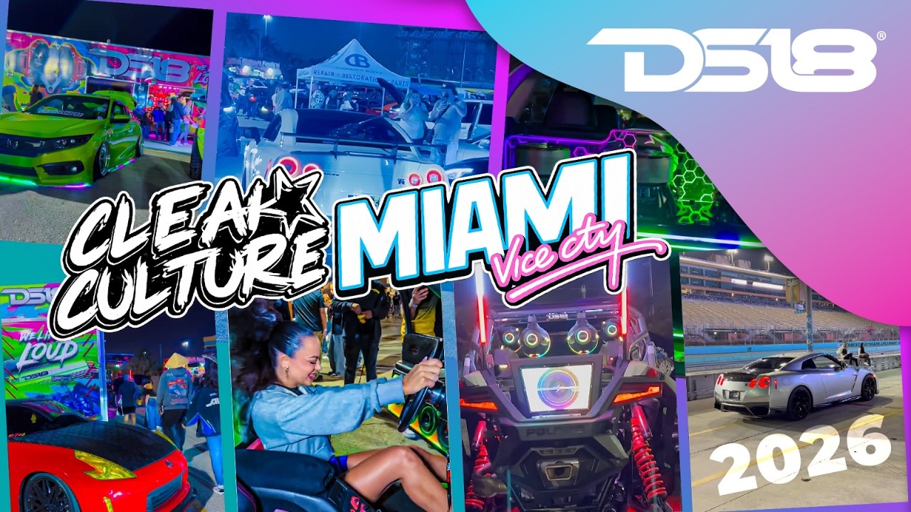 Miami’s Hottest Car Show — DS18 Edition | Clean Culture 2026 Miami Vice ...