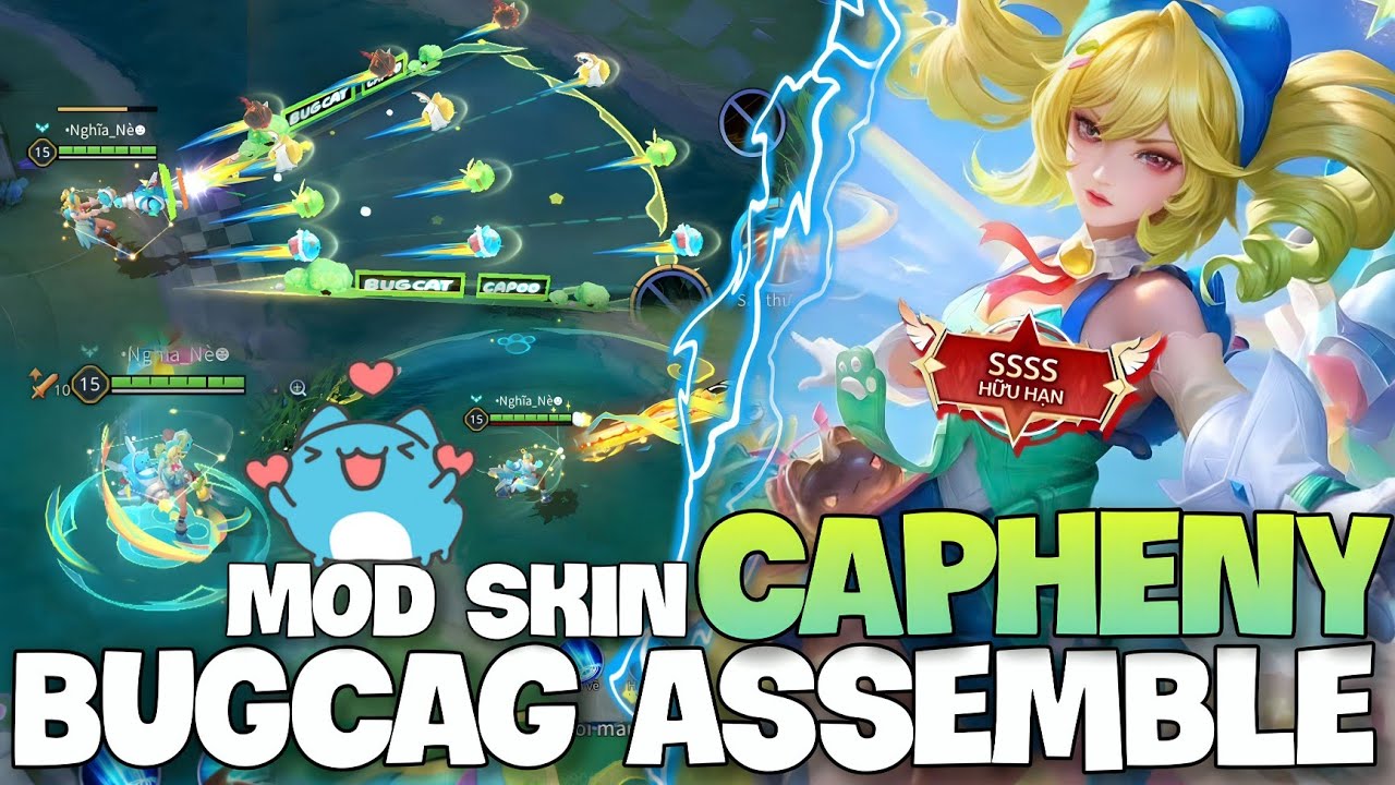 Hướng Dẫn Cách Mod Skin Capheny BUGCAG ASSAEMBLE Có Hiệu Ứng Mới Nhất Sau Cập Nhật 28/8 - YouTube