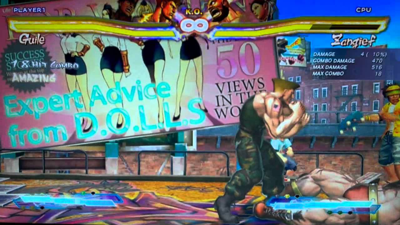 Street Fighter X Tekken - Guile Combos - YouTube