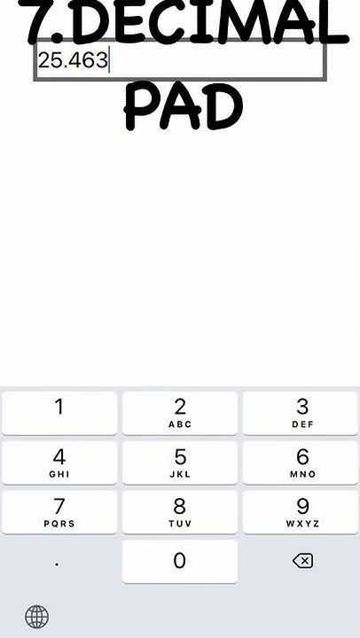 10 Keyboard Types In React Native Reactnative Shorts Coding Appdevelopment Youtube