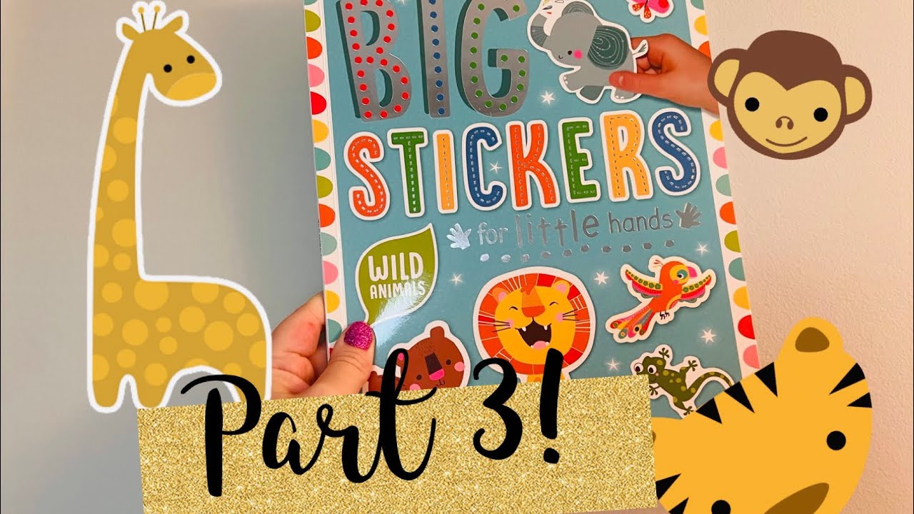 Part 3–Wild Animal Sticker and Activity Book! - YouTube