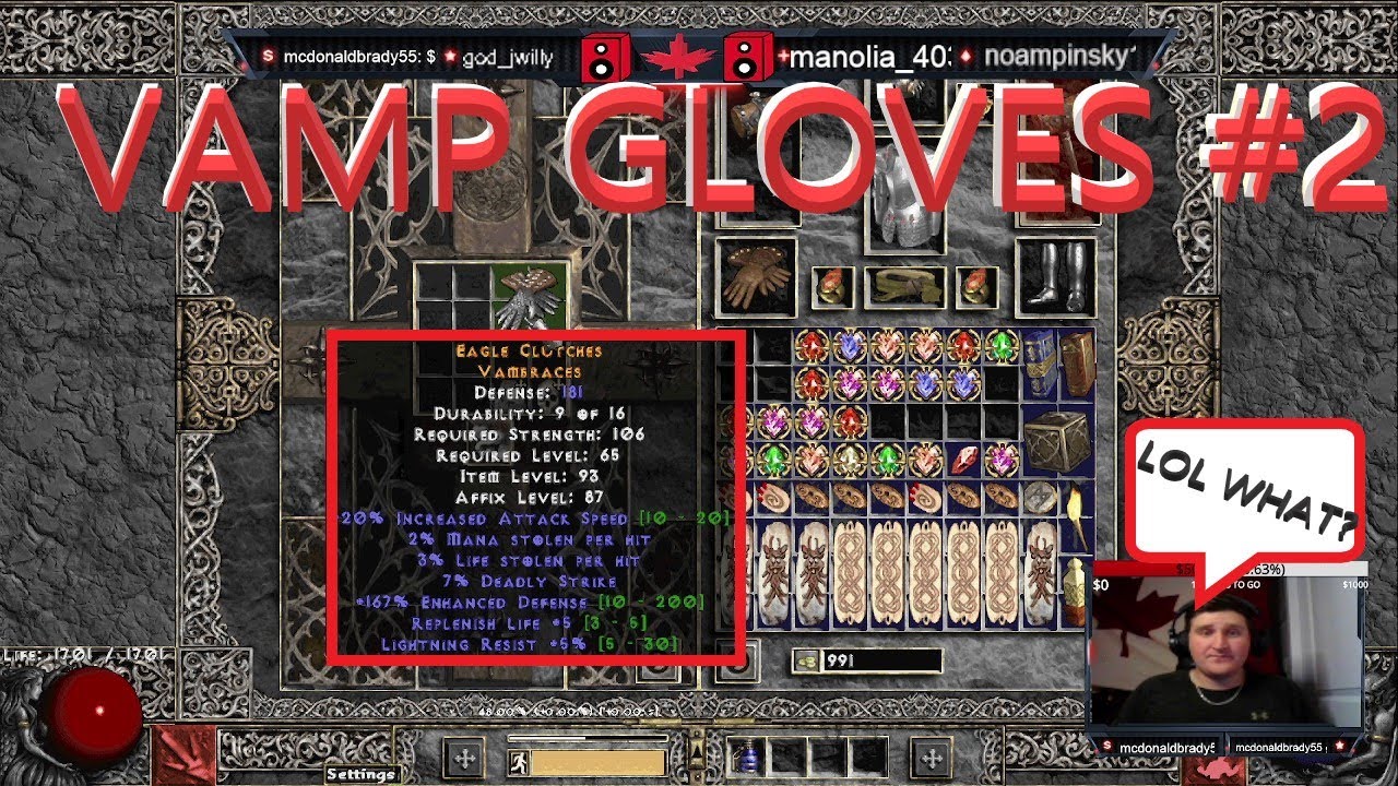 [PD2] Season 3 VAMPIRIC Glove Crafting Highlight #2 - YouTube