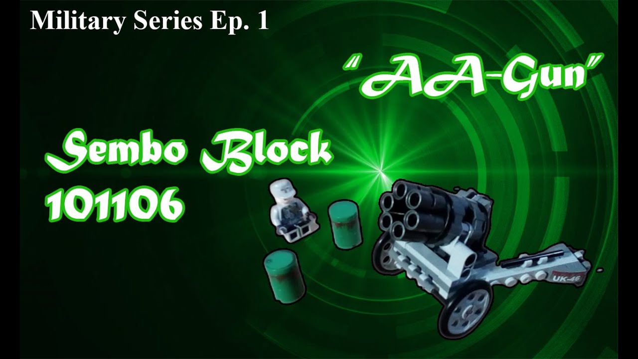 LEGO AA-GUN SEMBO BLOCK 101106 LEGO KNOCKOFF - YouTube