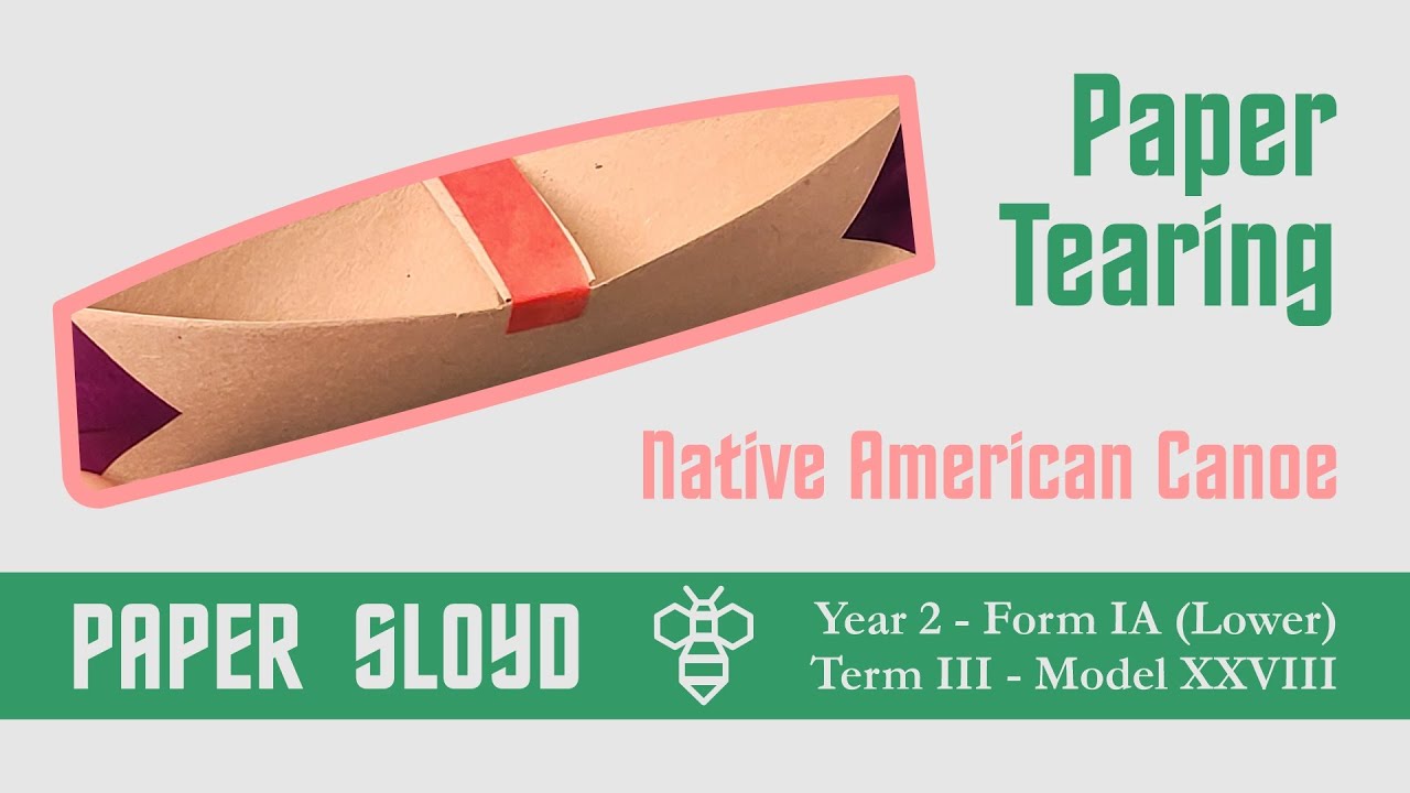 31. Paper Tearing / Sloyd Visual Guide—Model XXVIII—Native American ...