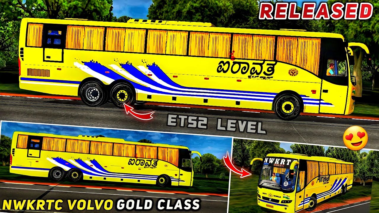 download AIRAVAT GOLD CLASS VOLVO BUS MOD for bus simulator indonesia ...