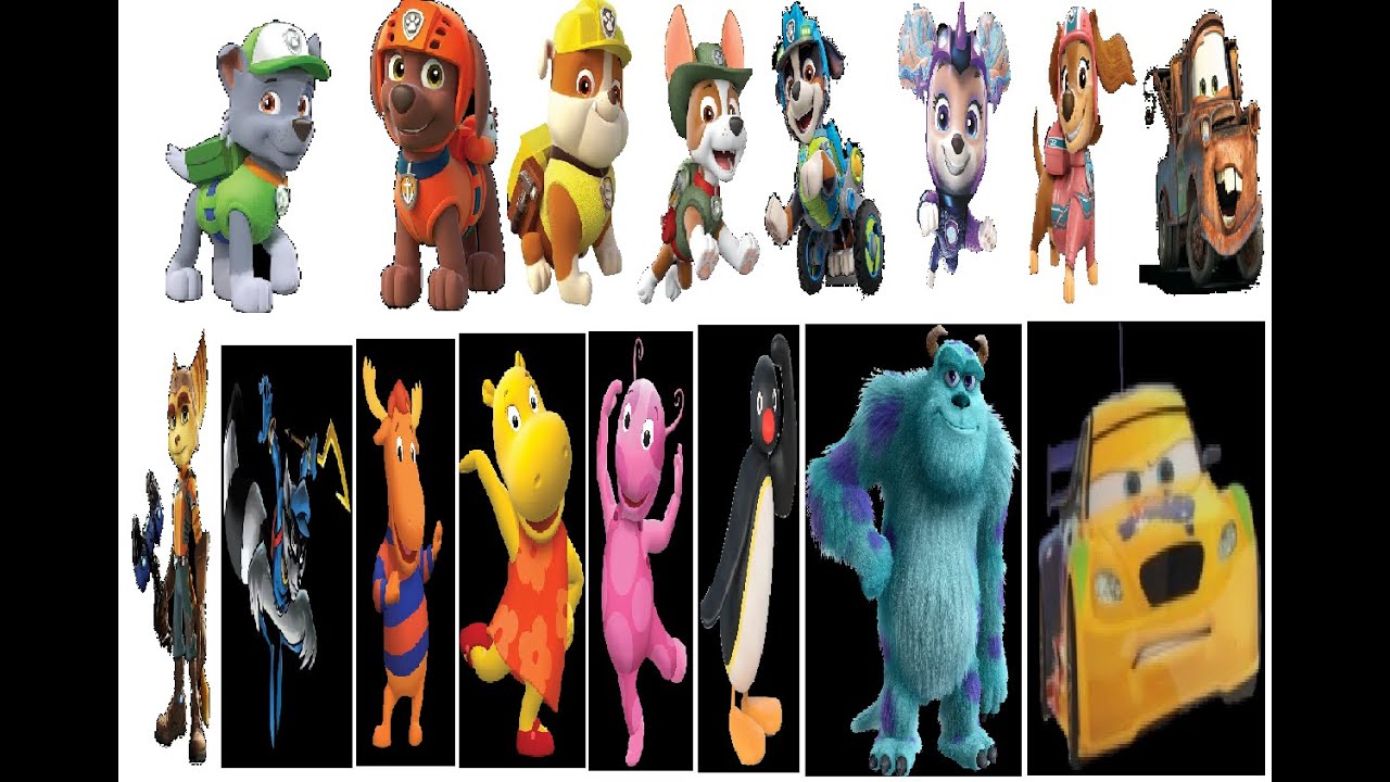 All Heroic Alien10 favorite characters sings I'm blue (DA BA DEE) part ...