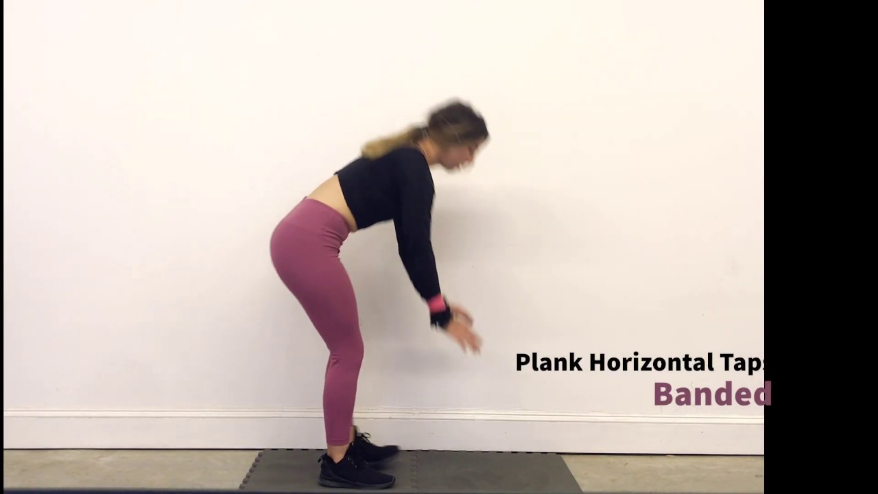 Banded Plank Side Taps - YouTube