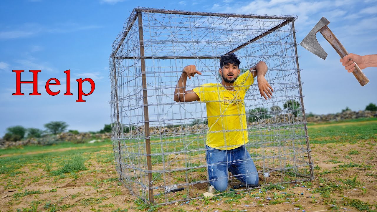 Unbreakable cage opening challenge in 60 minute - YouTube