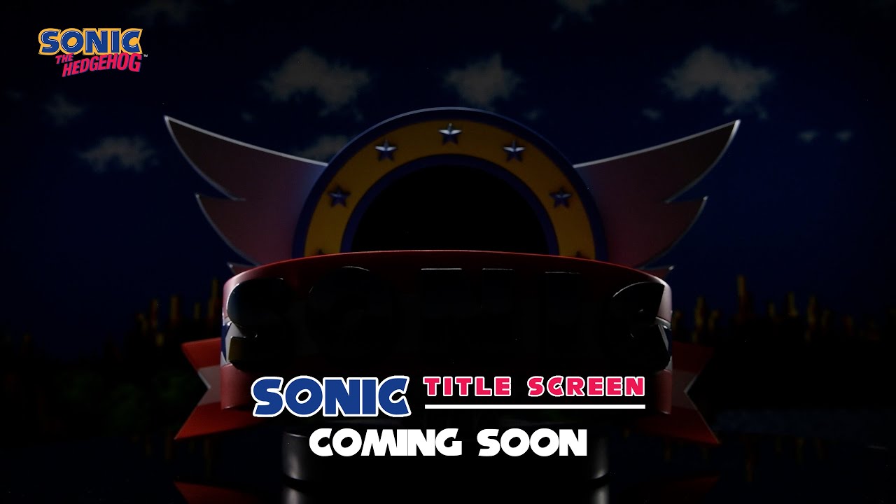 Sonic The Hedgehog - Sonic Title Screen | Sneak Peek - YouTube
