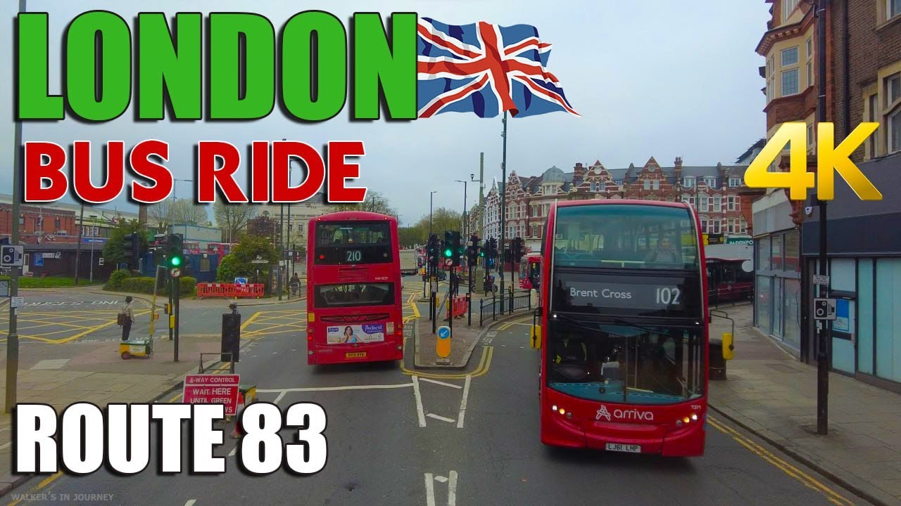 🚌London Edgware Road To Golders Green Bus Ride Route 83 - YouTube