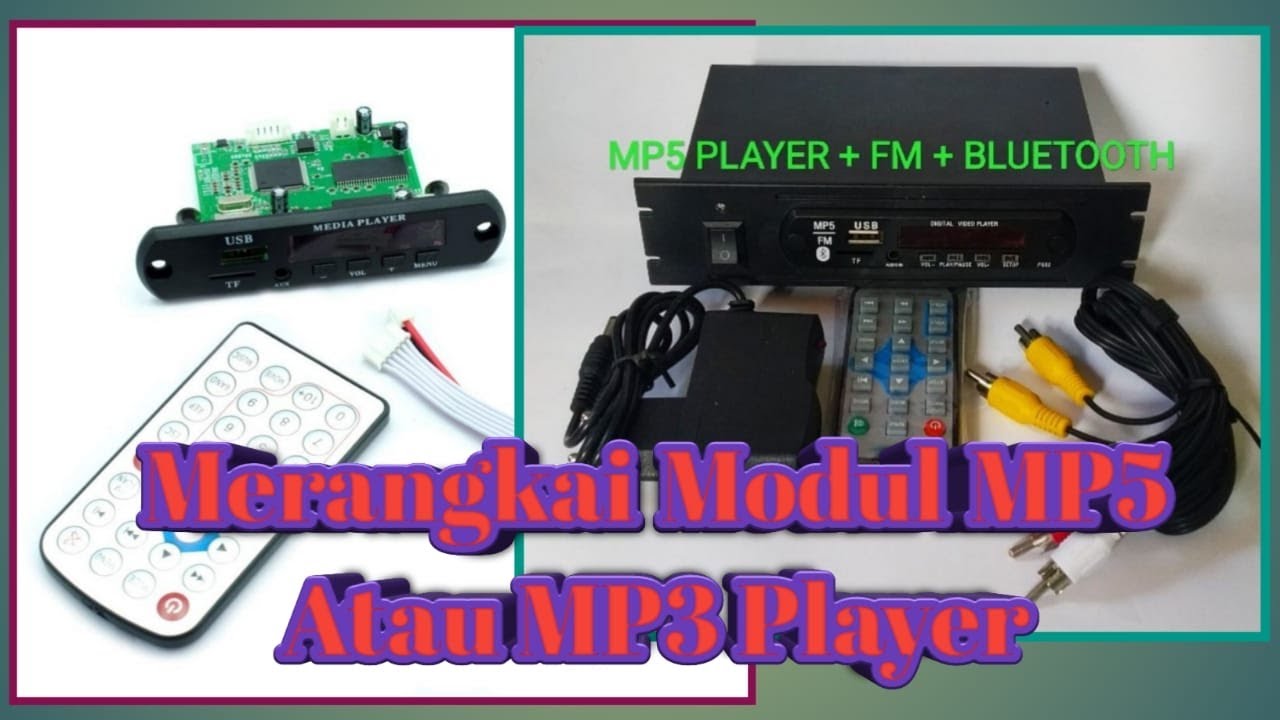 DIY Merangkai Kit Modul MP5 atau MP3 Player - YouTube
