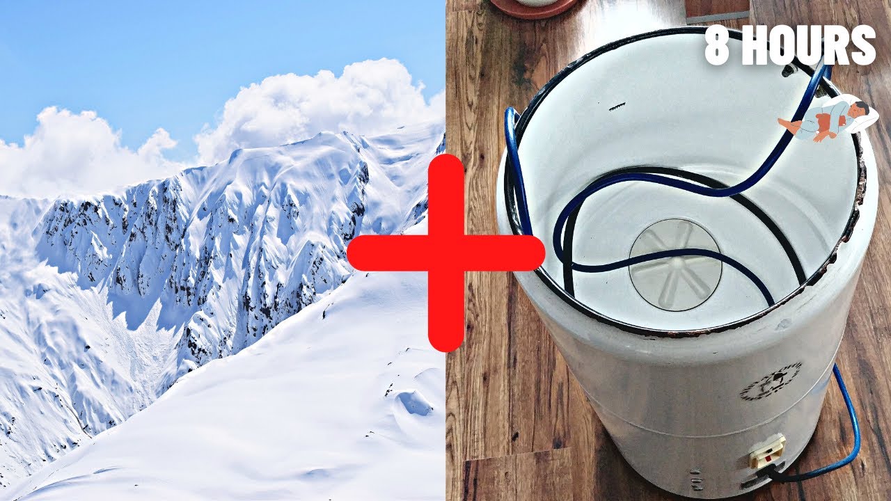 Snowstorm Sound + Frania Washing Machine for Relaxing - YouTube