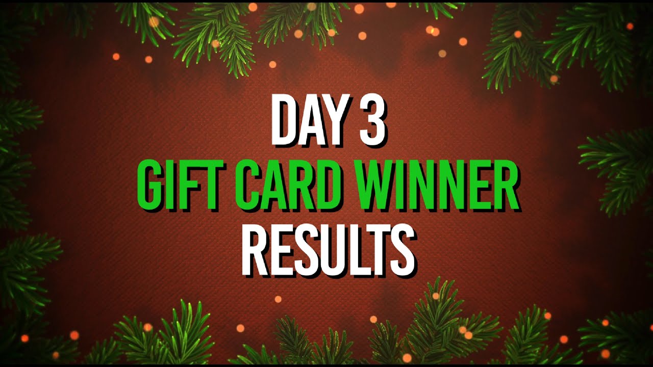 MURPHY'S STEAKHOUSE WINNER - DAY 3 - 12 Gift Cards of Christmas - YouTube