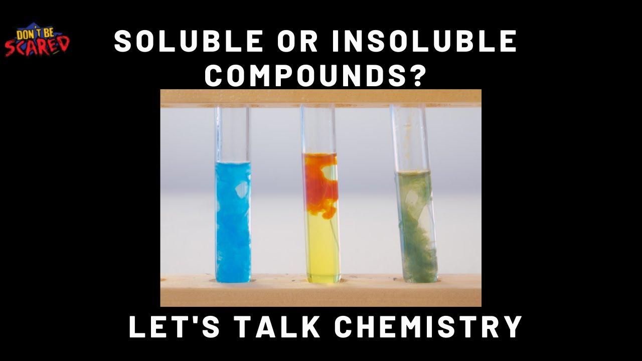 Solubility Rules with Examples! Precipitation Reactions! - YouTube