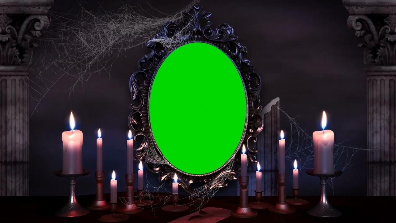 Candle Light Frame Green Screen Animation Video - YouTube
