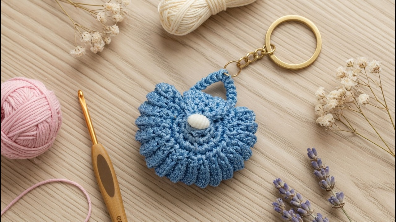 Crochet Mini Bag Keychain | Step-by-Step Tutorial with Pattern 💖 Easy ...