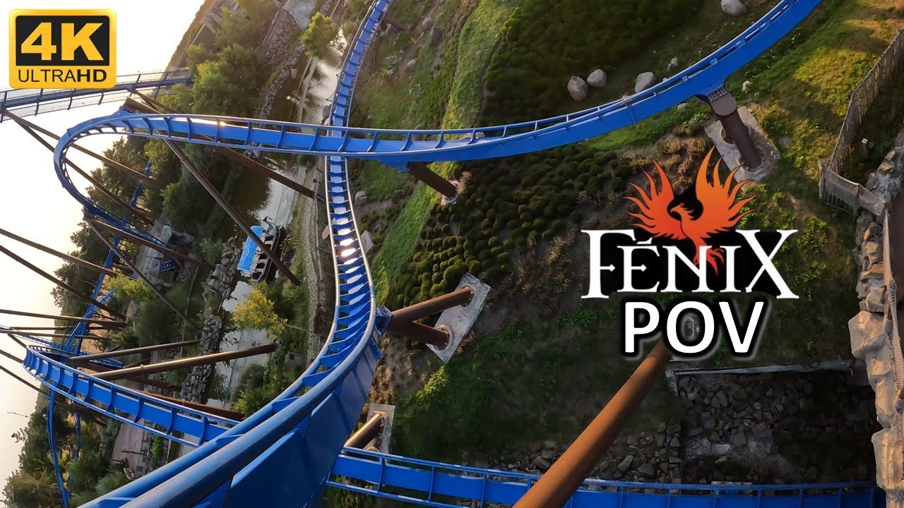 Fenix POV (Right Side, 4K 60FPS), Toverland Bolliger & Mabillard Wing ...