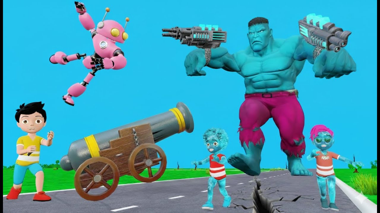 Ice Hulk Monster Cartoon Comedy Part 3 | Monster Wala Cartoon | Pagal ...