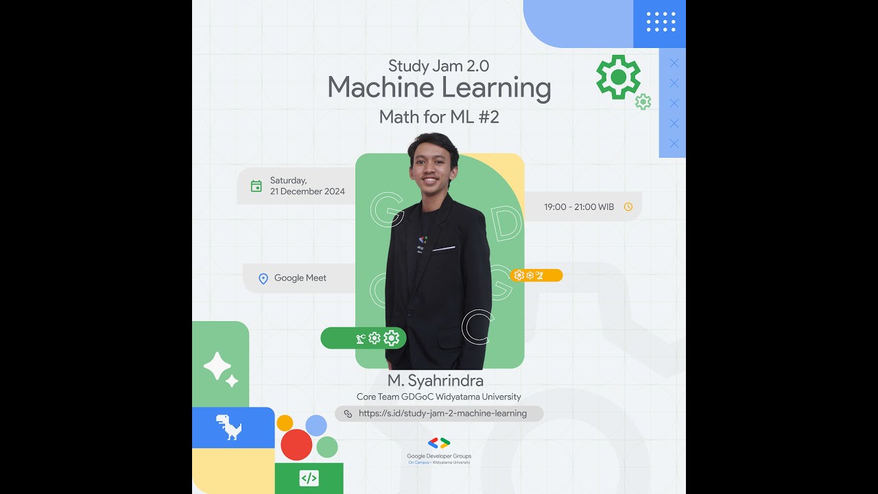 Study Jam 2 Machine Learning: Math for ML - YouTube