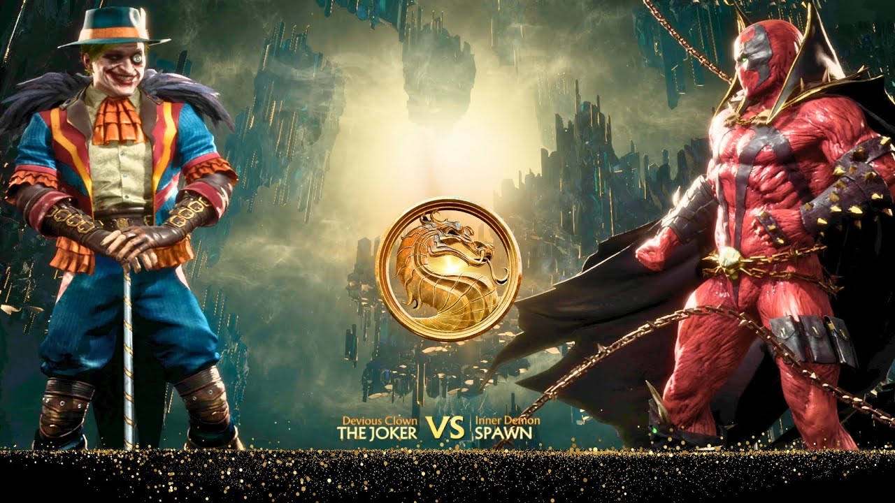 Mortal Kombat 11 - The Joker Vs. Spawn - YouTube