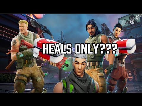Can we win with only heals in fortnite? (Dear Clippers) - YouTube