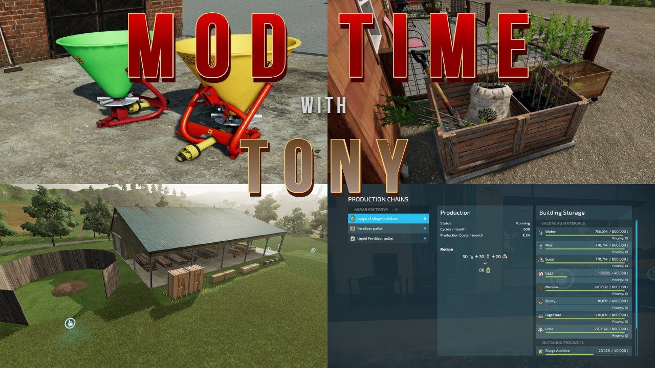 Tree planting and sawmills! New mods for FS22! - YouTube