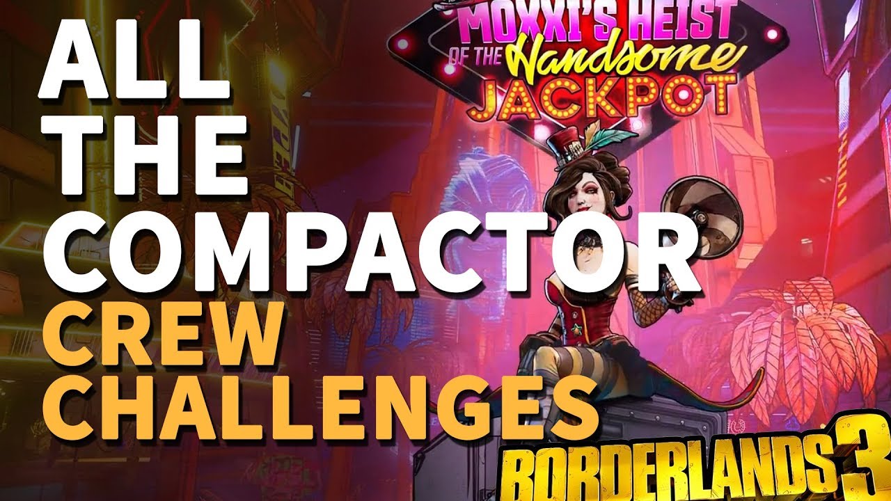 All The Compactor Crew Challenges Locations Borderlands 3 - YouTube