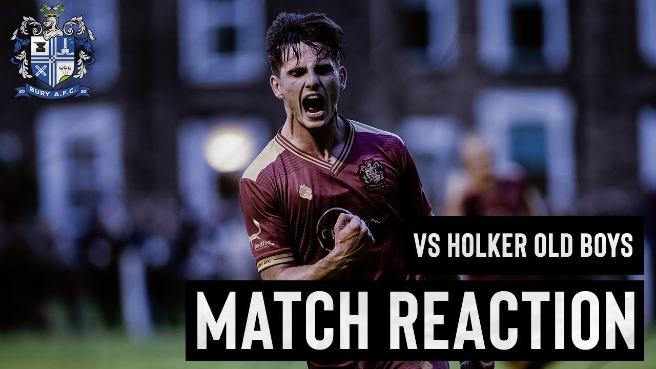 LEWIS GILBOY ON BATTLING THE ELEMENTS | MATCH INTERVIEW | Bury AFC ...