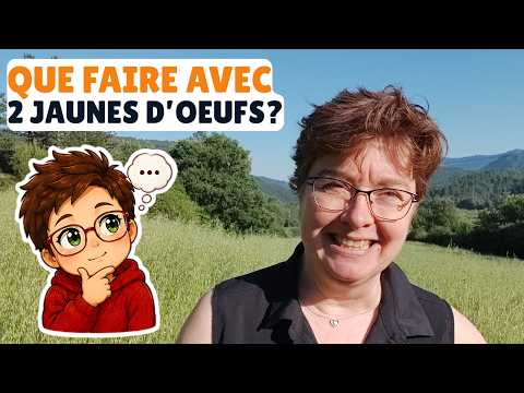 👉Que faire avec 2 jaunes d'oeufs ? 😋 je vous propose une recette facile, rapide et parfumée