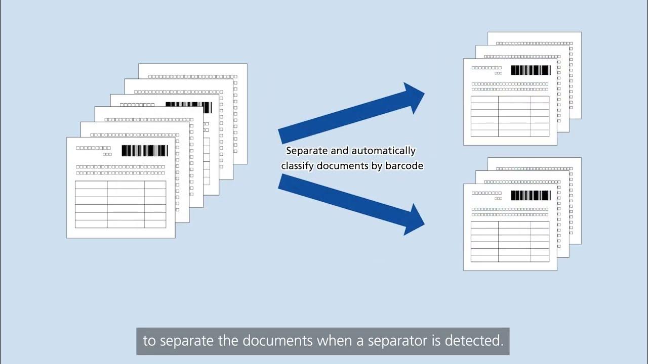 PaperStream Capture Tip: Automatically Classify Documents into Files by Barcode - YouTube