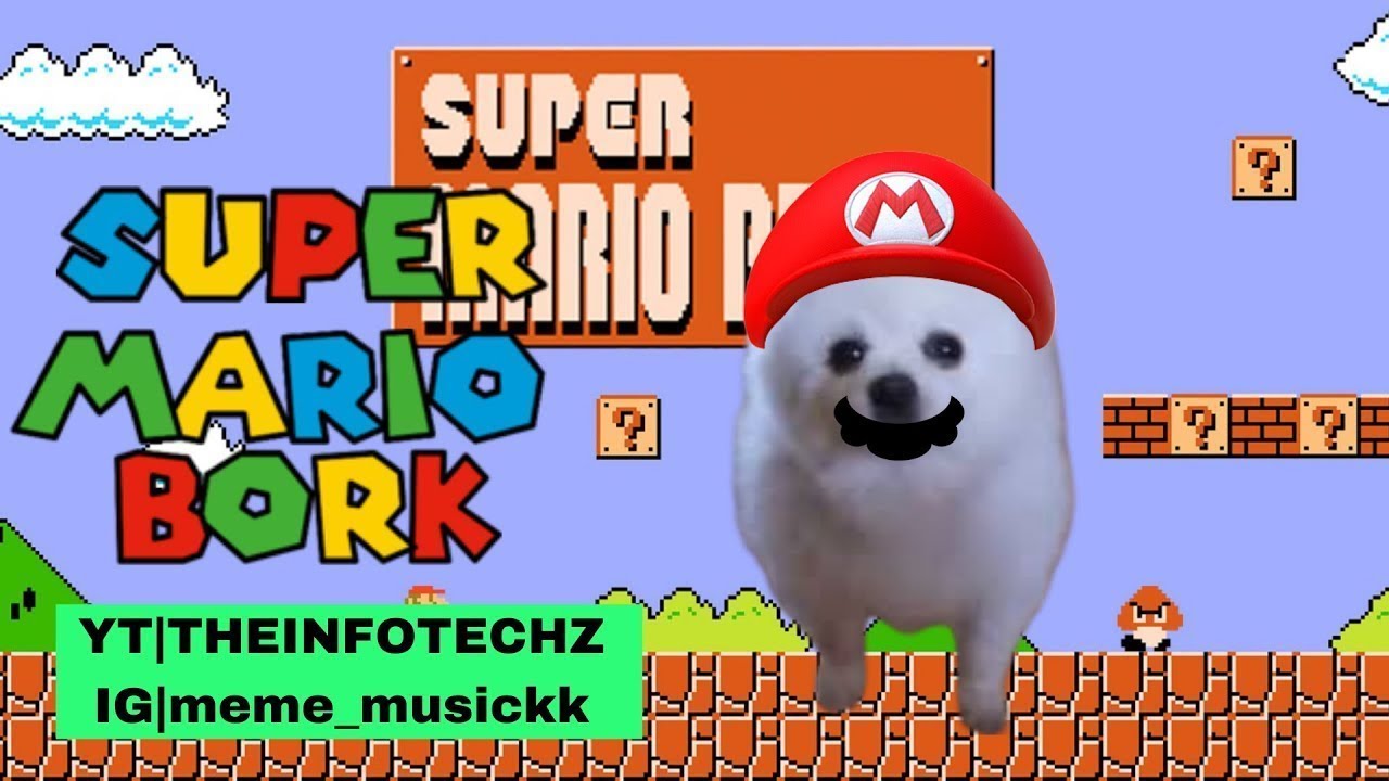 Super Mario Bork | Super Mario Bros Gabe The Dog Remix - YouTube
