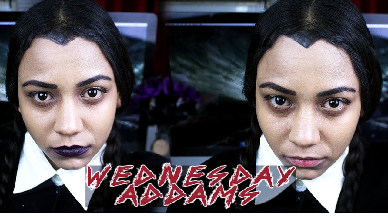 HALLOWEEN: Disfraz de Merlina Addams: Maquillaje, Peinado y Outfit ...