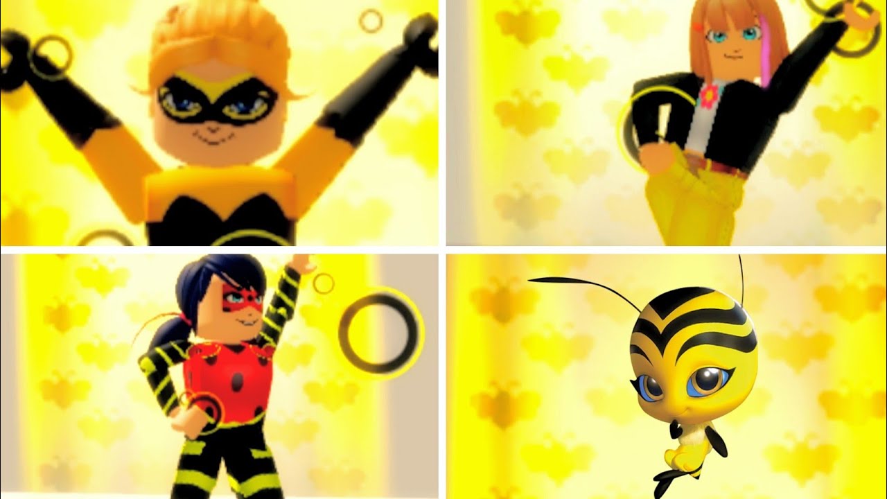 MIRACULOUS RP🐞: QUEEN BEE VS VESPERIA VS LADY BEE VS POLLEN - YouTube