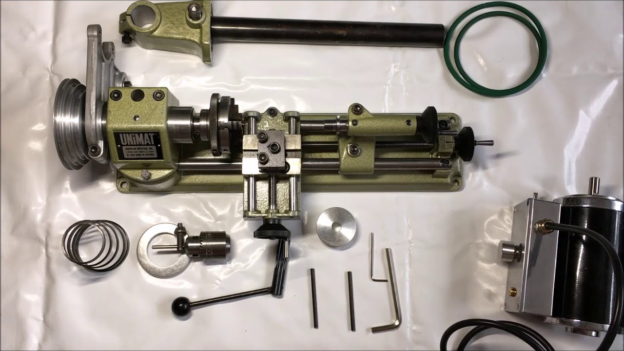 Emco Unimat SL with variable speed 200W electric motor available on ...
