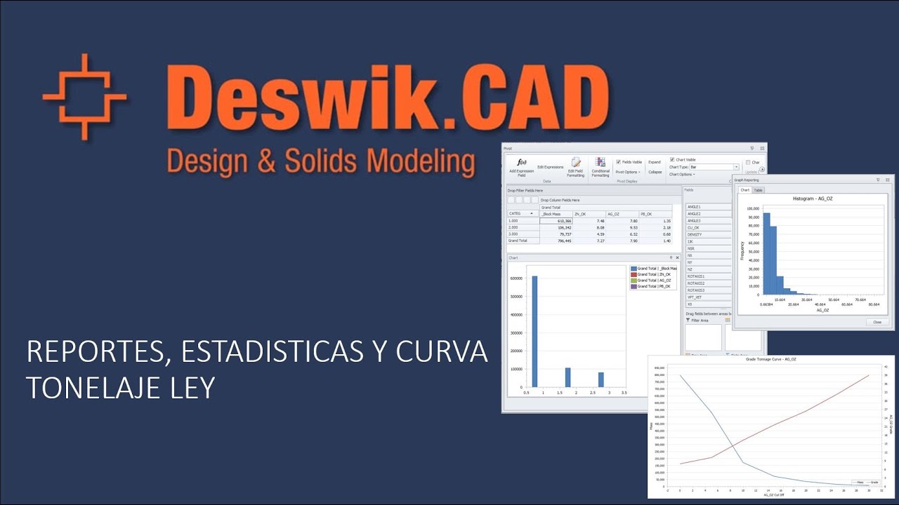 Trabajos con Modelo de Bloques en Deswik - Parte 2 || Reportes ...