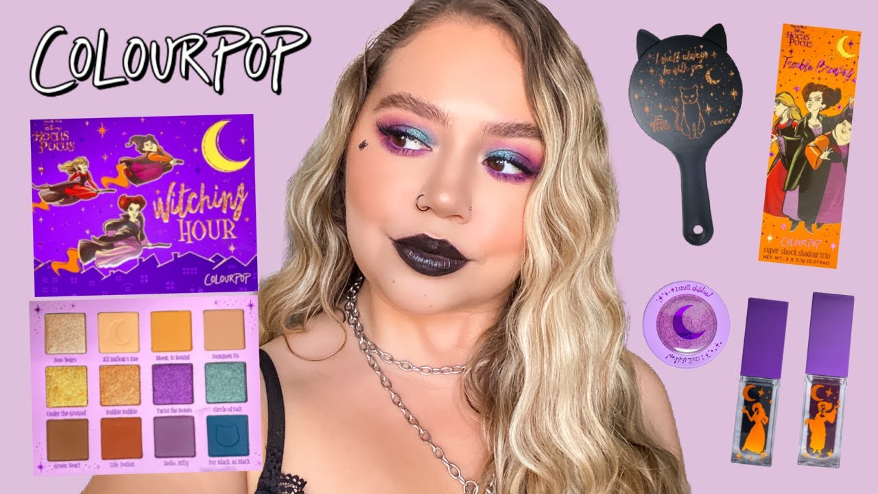 HOCUS POCUS X COLOURPOP COLLECTION 2021 | SWATCHES, REVIEW + TUTORIAL ...