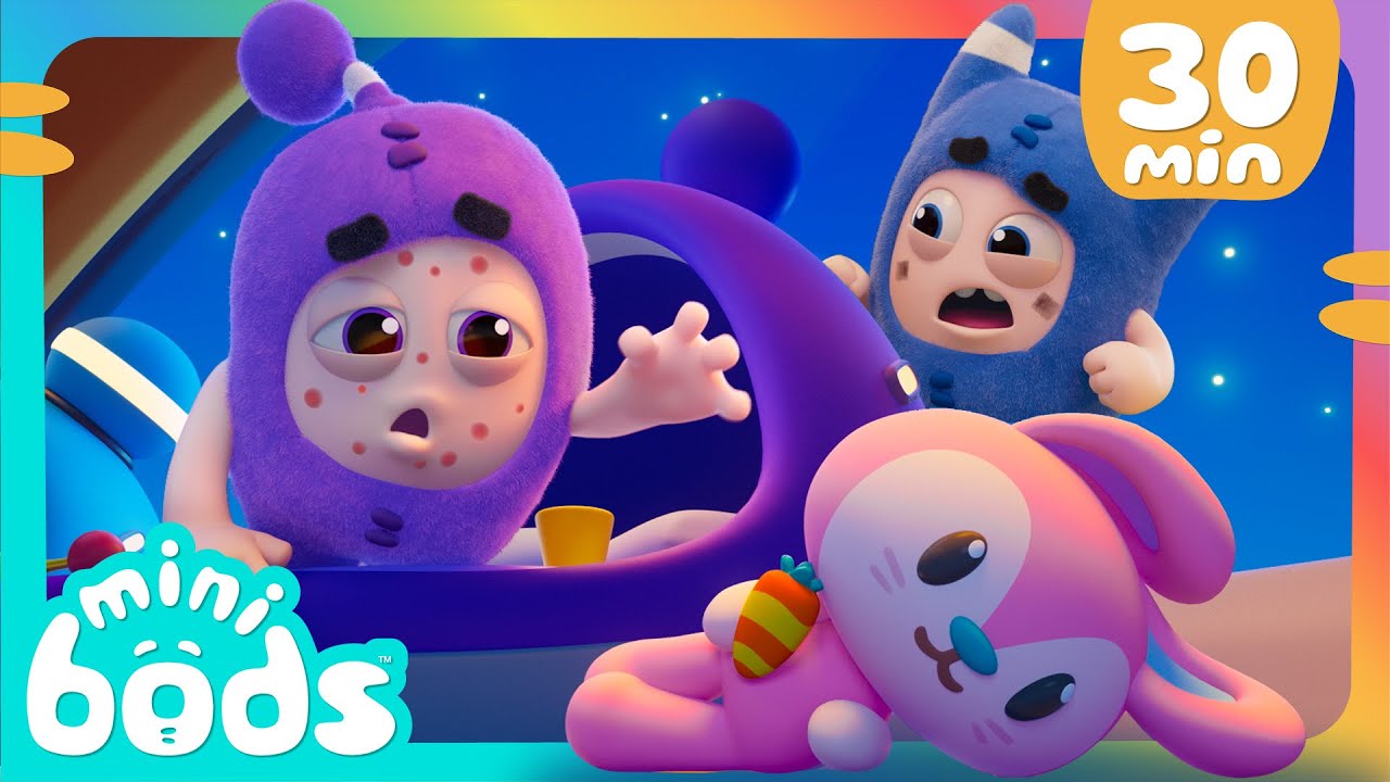 Baby Jeff is Sick! | 30 Minutes of Minibods | Funny Stories | Preschool ...