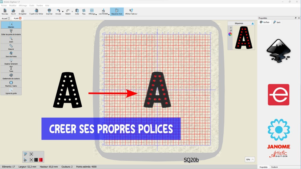 Créer Ses Polices de broderie : à partir d'Inkscape et d'artistic ...