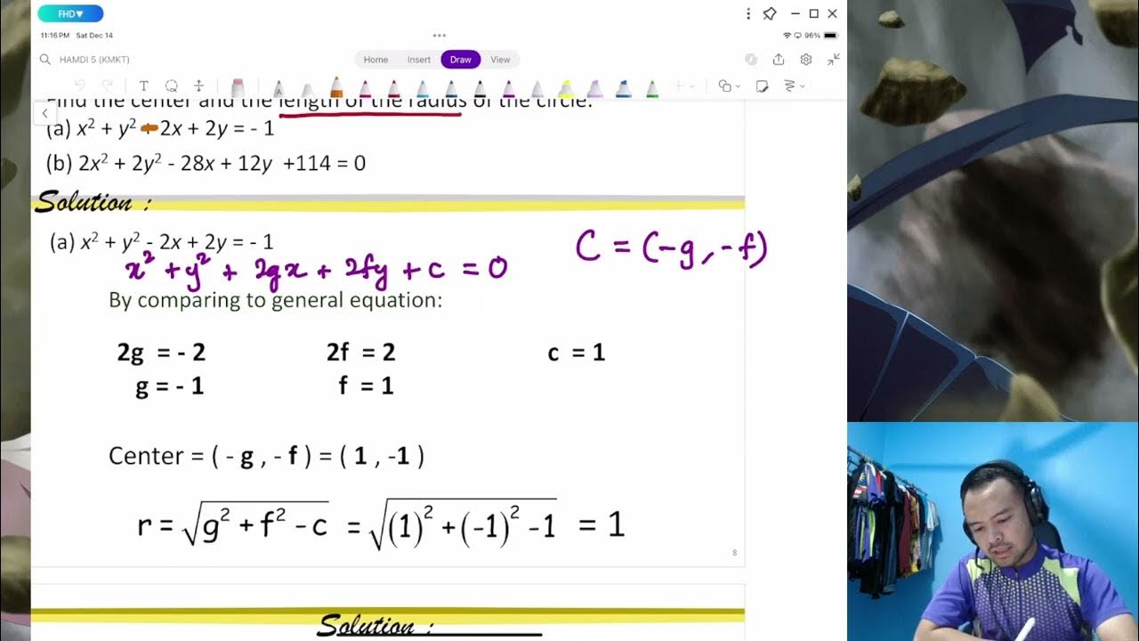 Conics - Circles (4) - YouTube