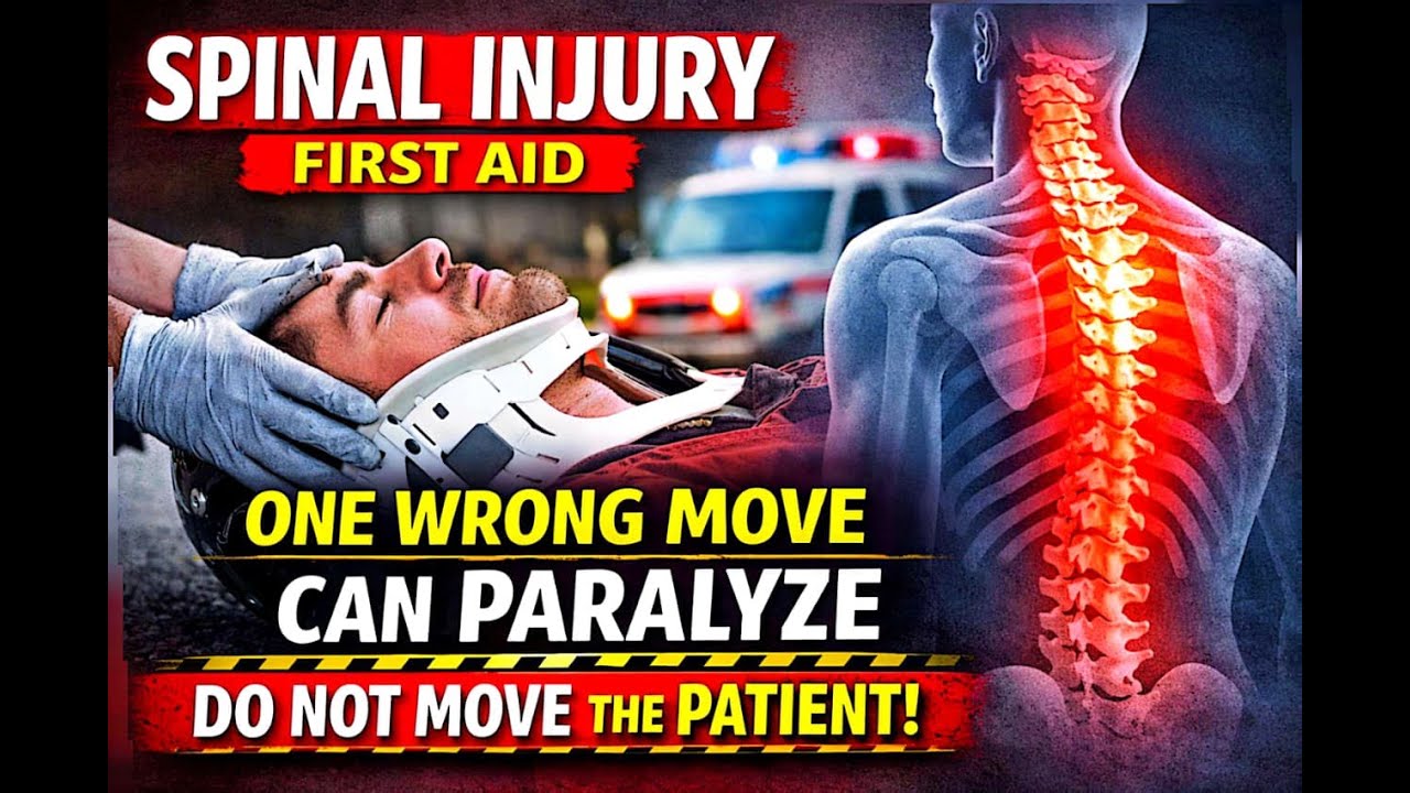 Spinal Injury First Aid: One Wrong Move Can Paralyze! - YouTube